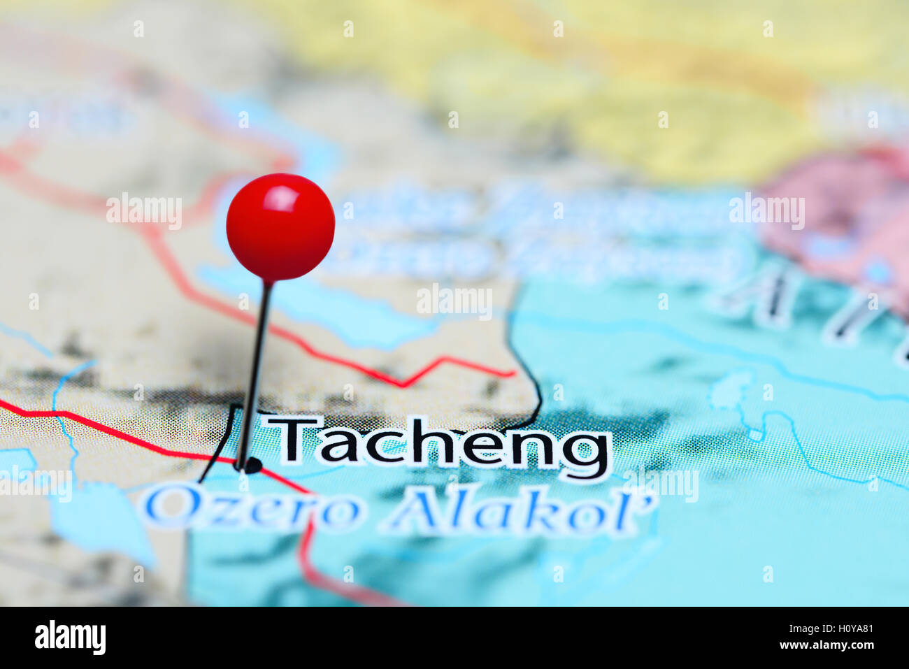 Map of tacheng hi-res stock photography and images - Alamy