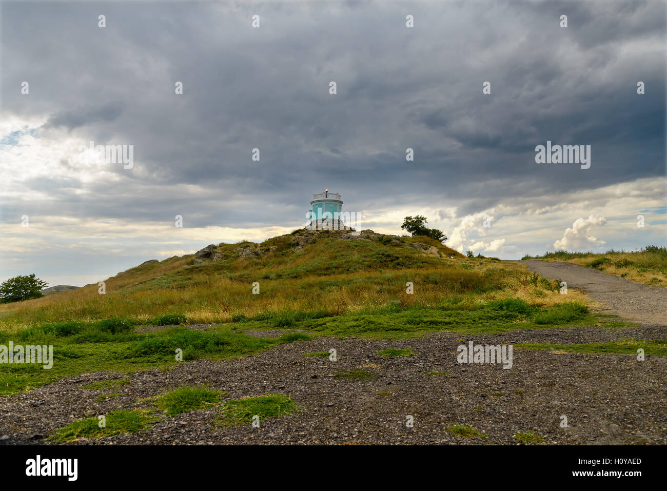 The eternal flame at the top of Mount Mithridates Stock Photo - Alamy