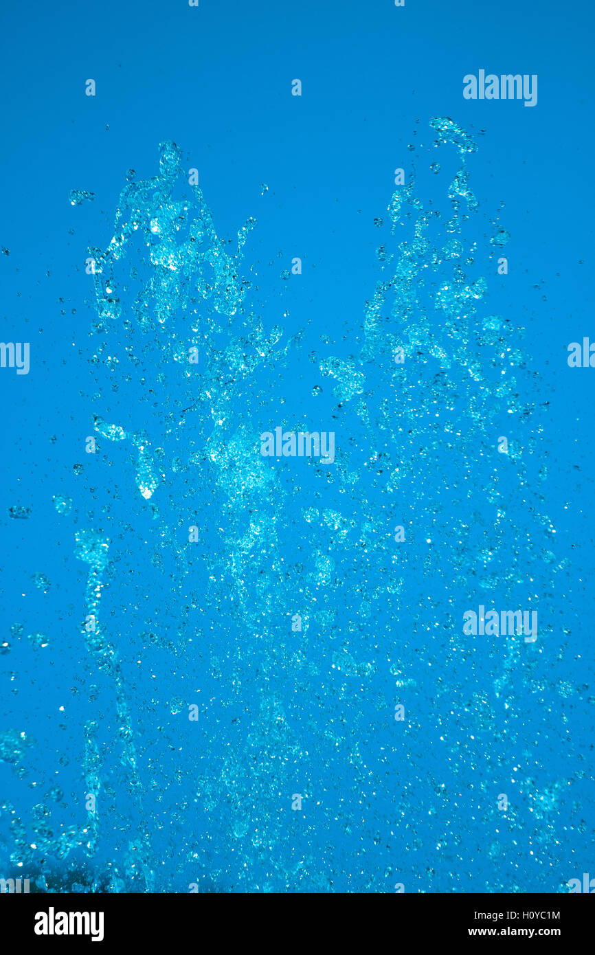 The gush of water of a fountain Stock Photo - Alamy