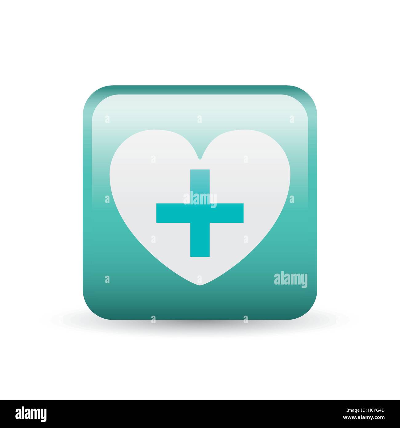 Cross and heart shape inside frame design Stock Vector Image & Art - Alamy