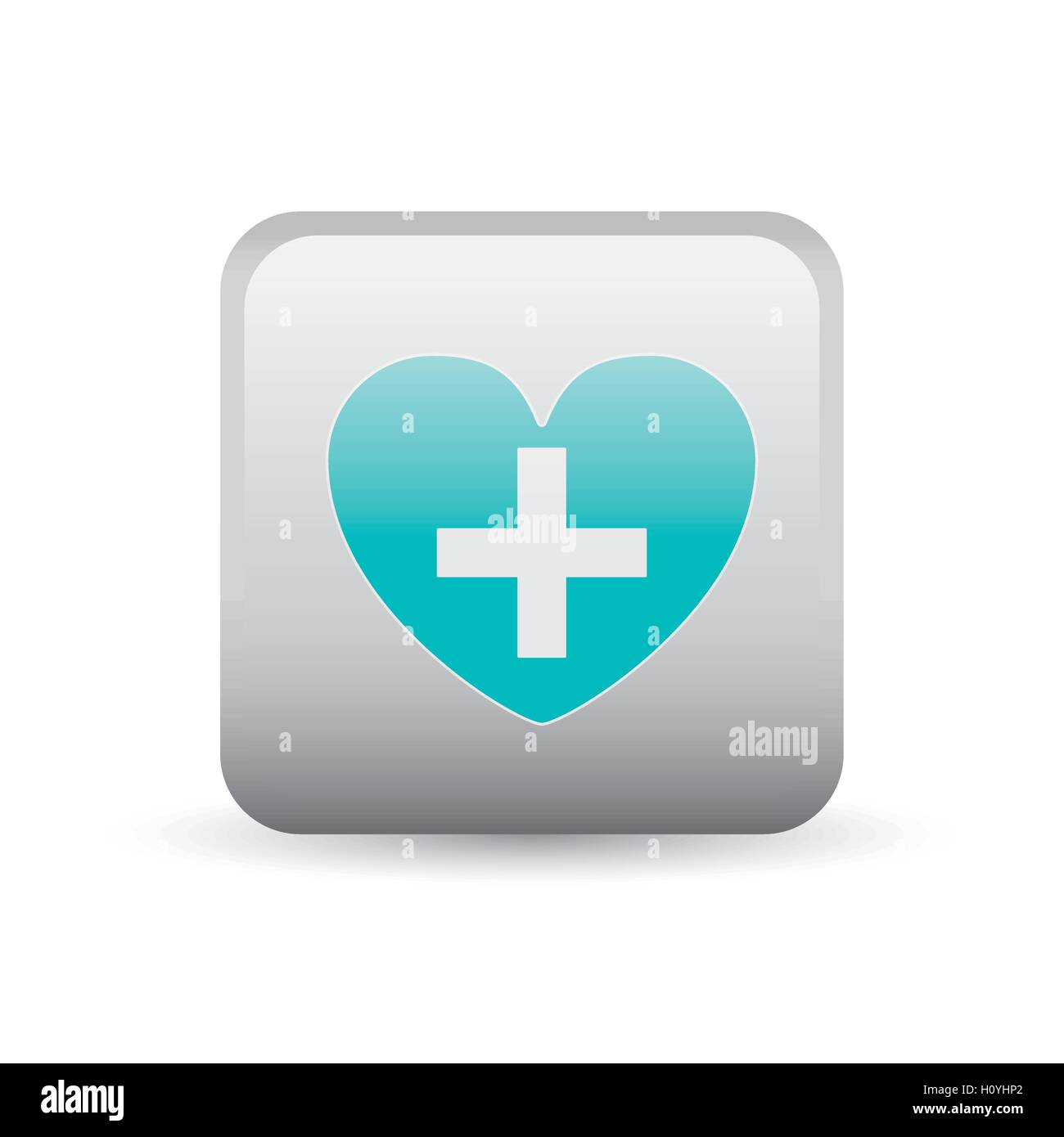 Cross and heart shape inside frame design Stock Vector Image & Art - Alamy