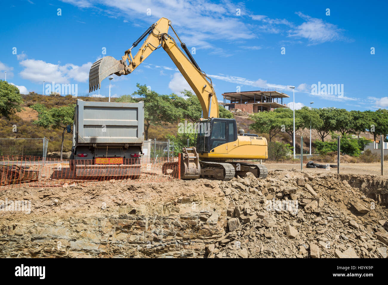 Excavator digger hi-res stock photography and images - Alamy