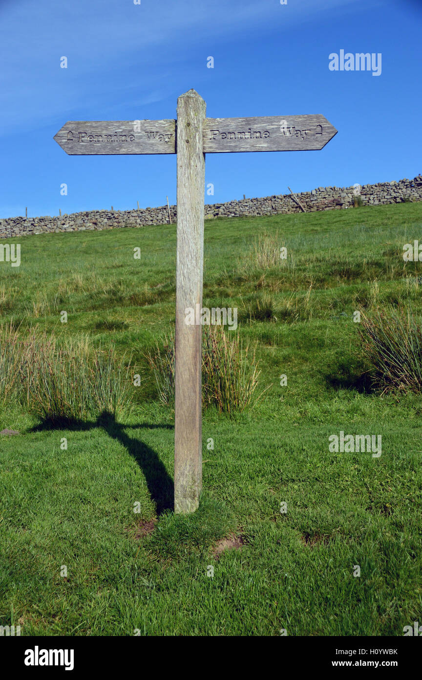 Pennine Way Long Distance Footpath High Resolution Stock Photography ...