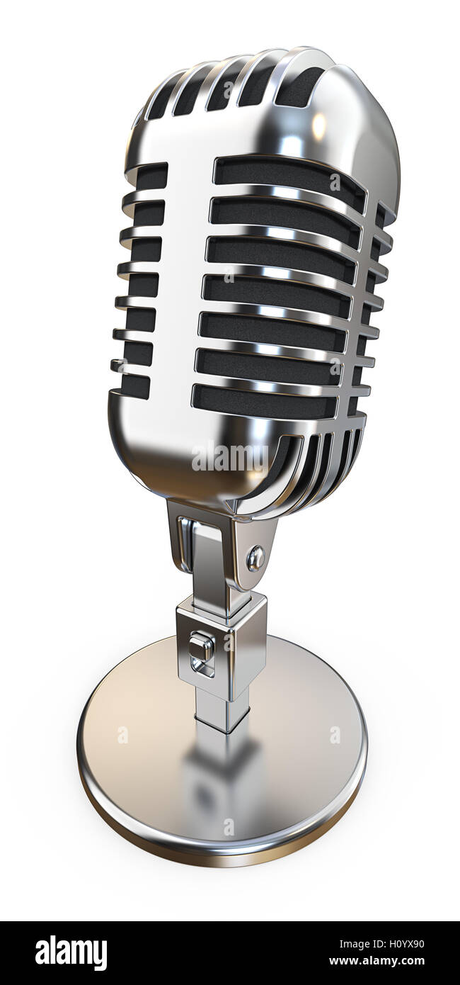 Vintage radio mic hi-res stock photography and images - Alamy