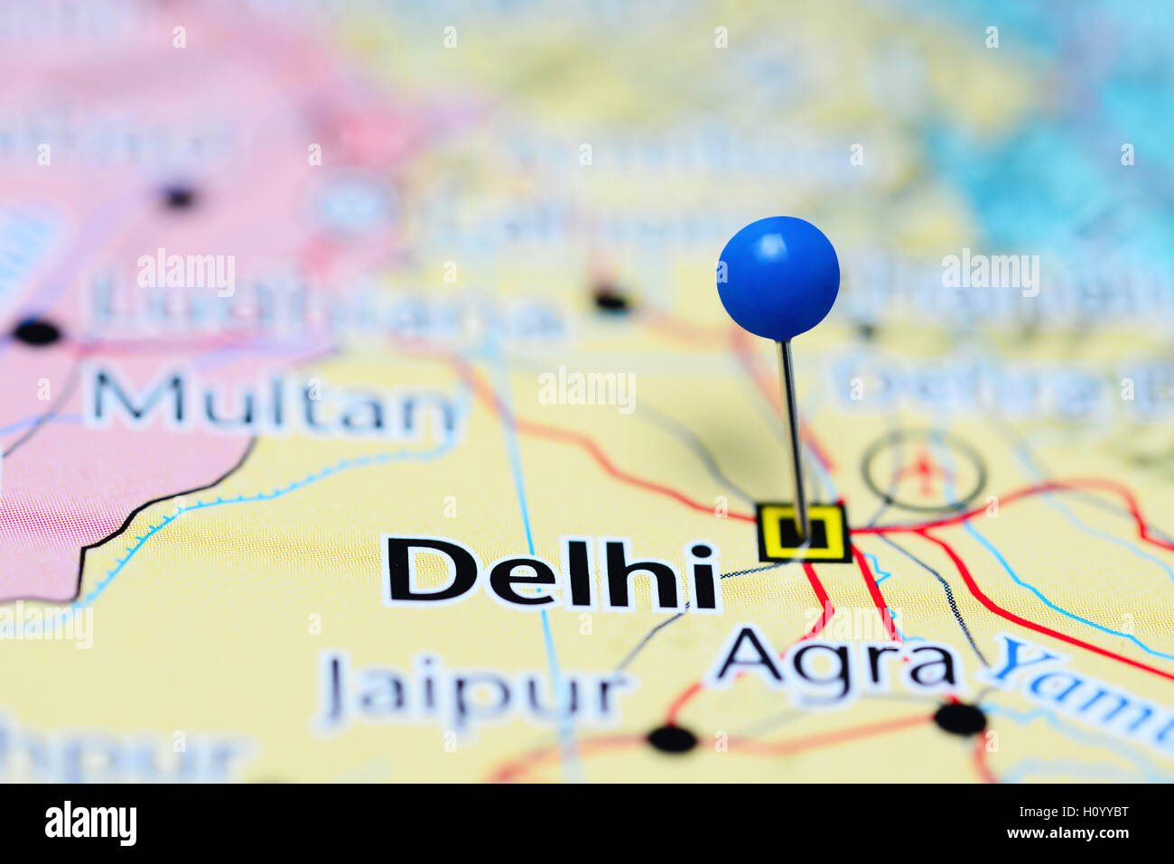 Map of delhi hi-res stock photography and images - Alamy