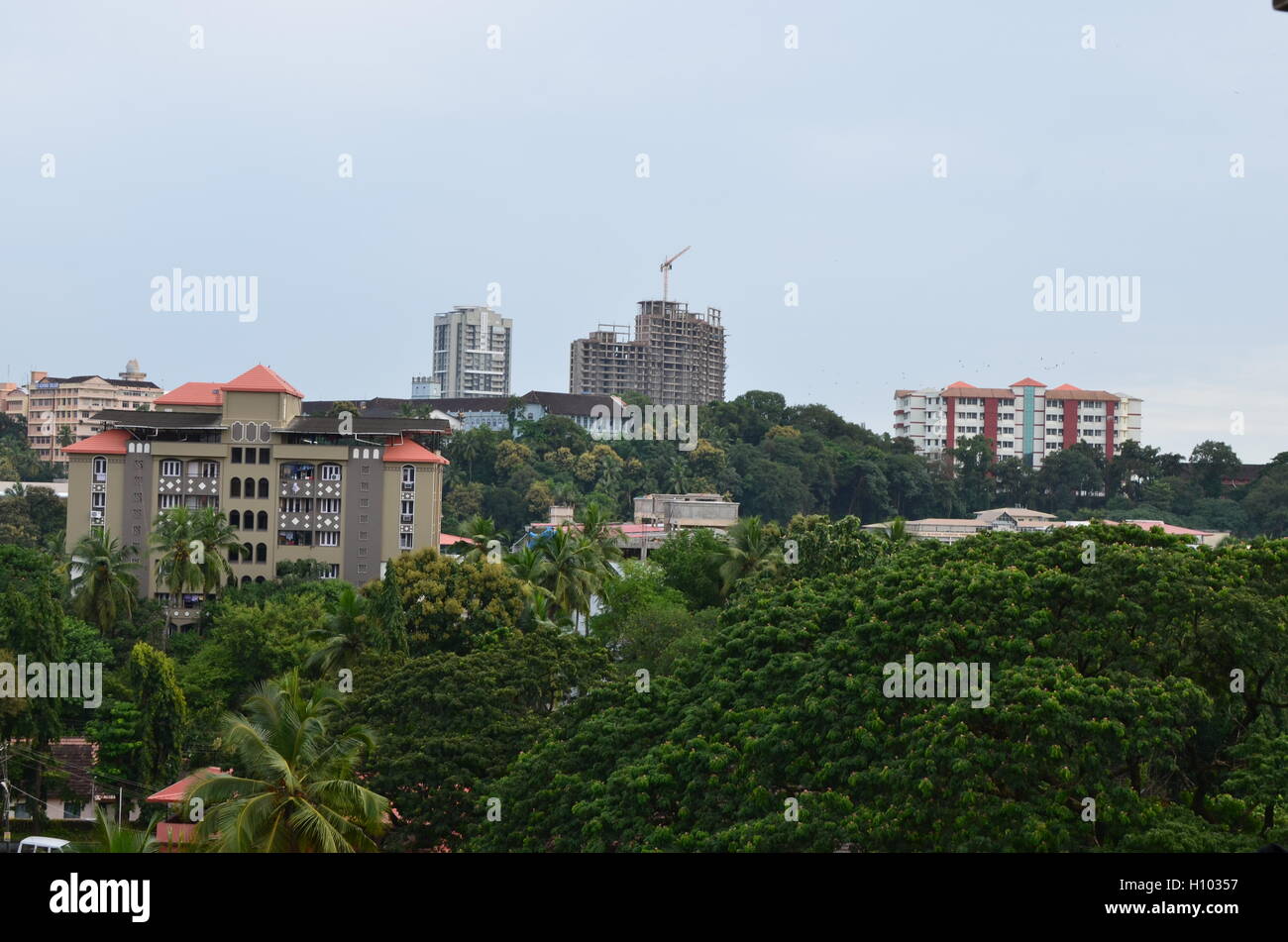 Beautiful coastal green city of Mangalore, in Karnataka State, India ...