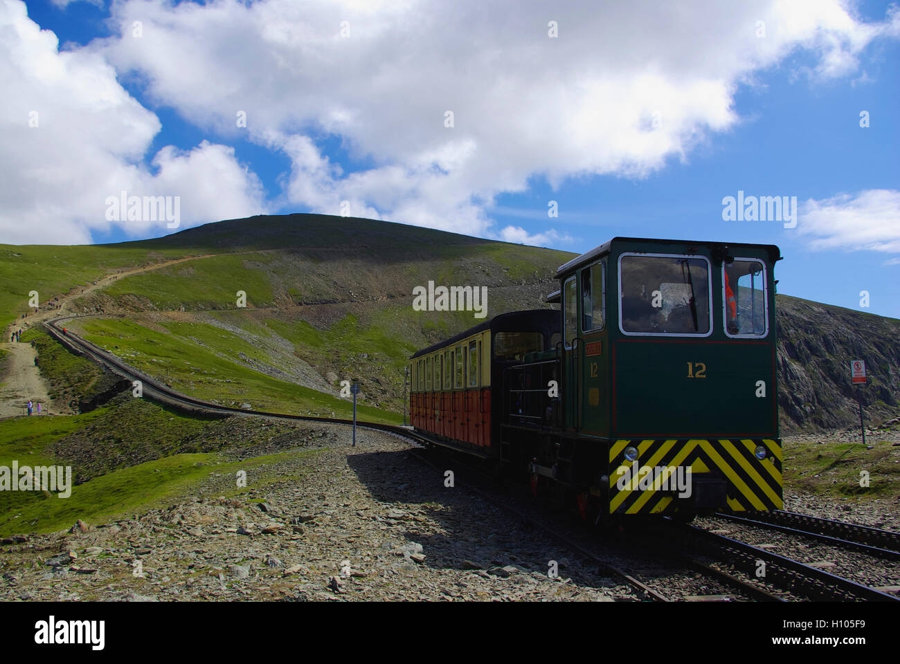 Snowdon Mountain Railway Clogwyn Station Stock Photo - Alamy