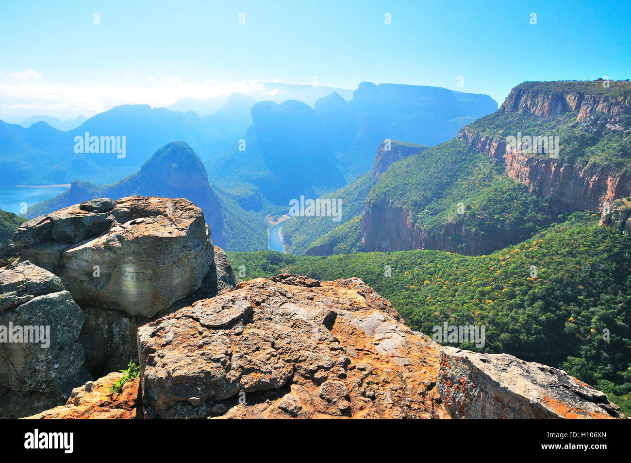 Blyde River Canyon-The 25 km long Blyde River Canyon is the 3rd largest ...
