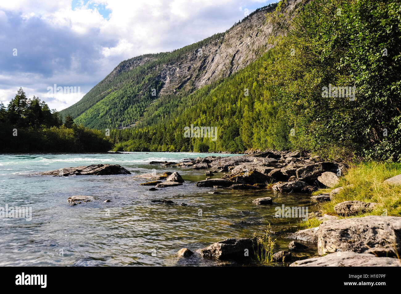 Norway, Vågå, Ottadalen. Otta River Stock Photo - Alamy