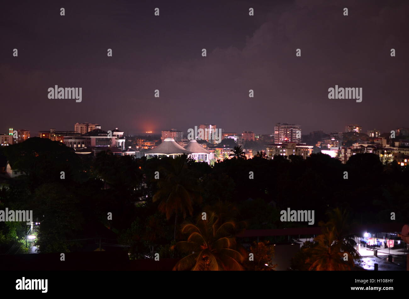 Night view of Mangalore City, Karnataka State, India Stock Photo - Alamy
