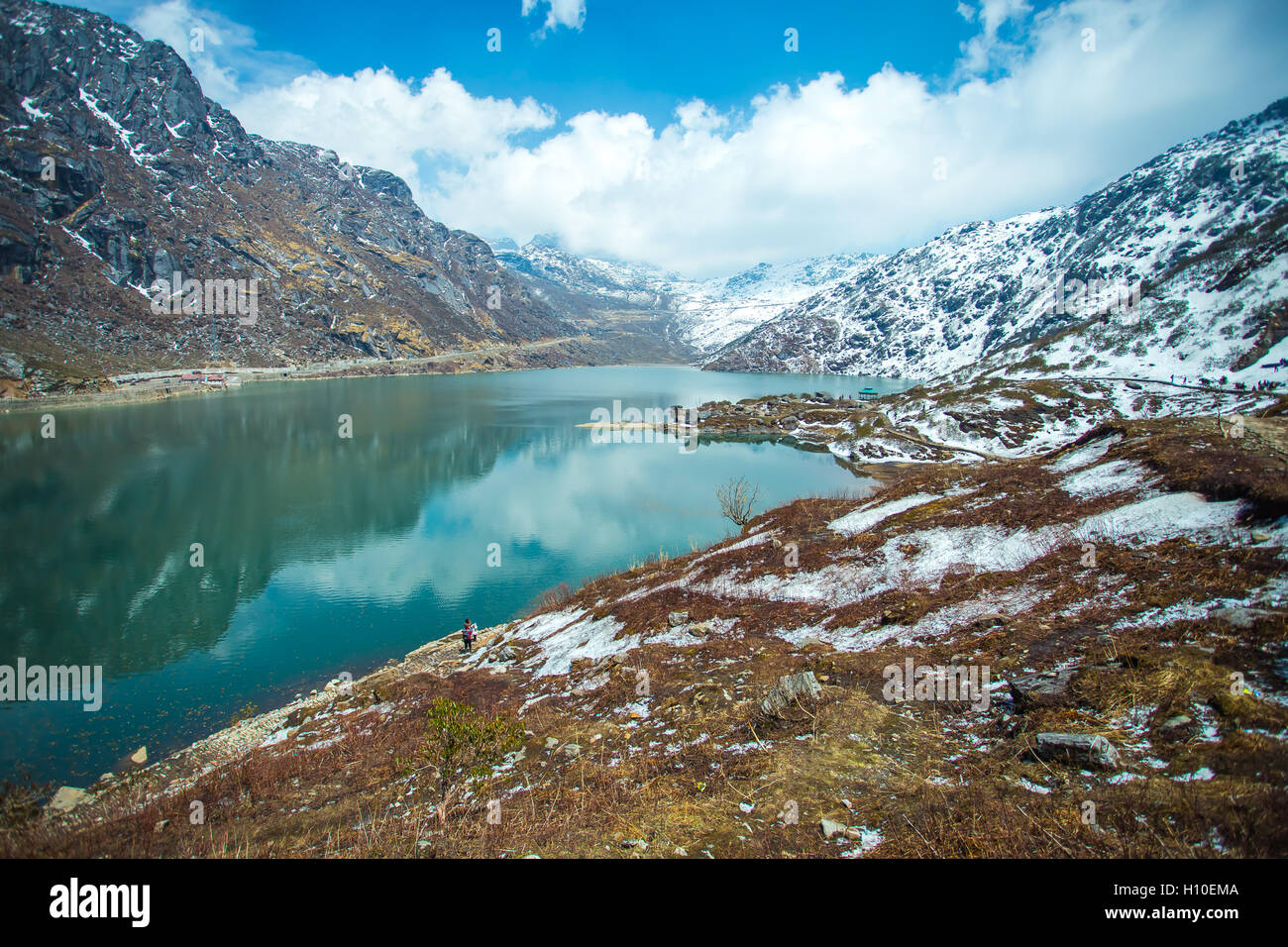 Tsangmo Lake in Sikkim, India Stock Photo - Alamy