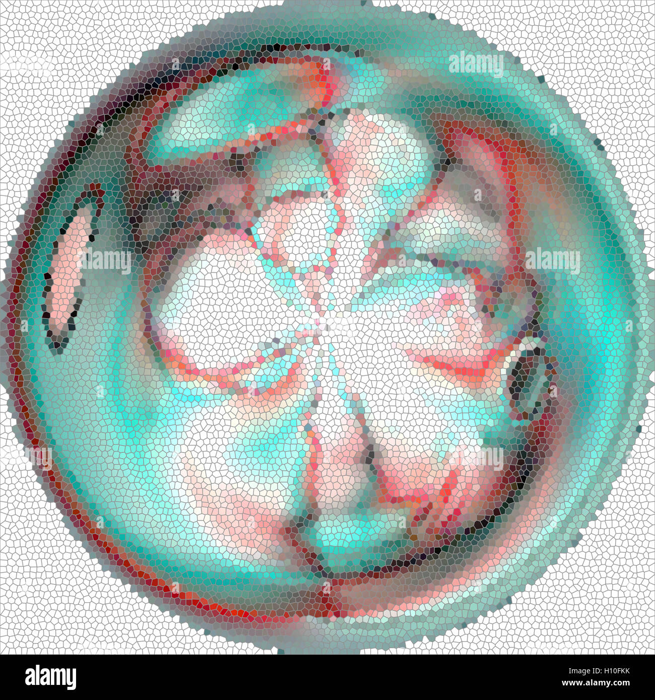 Abstract amazing circle as background of the dark gradient with visual ...