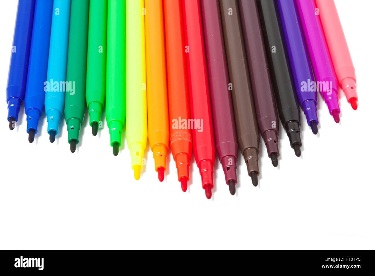 Color markers hi-res stock photography and images - Alamy
