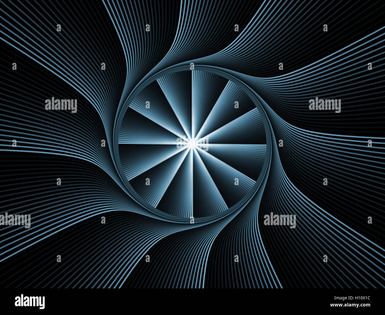 Fractal Burst Acceleration Stock Photo - Alamy