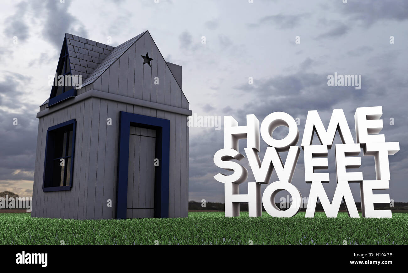 home sweet home Stock Photo - Alamy