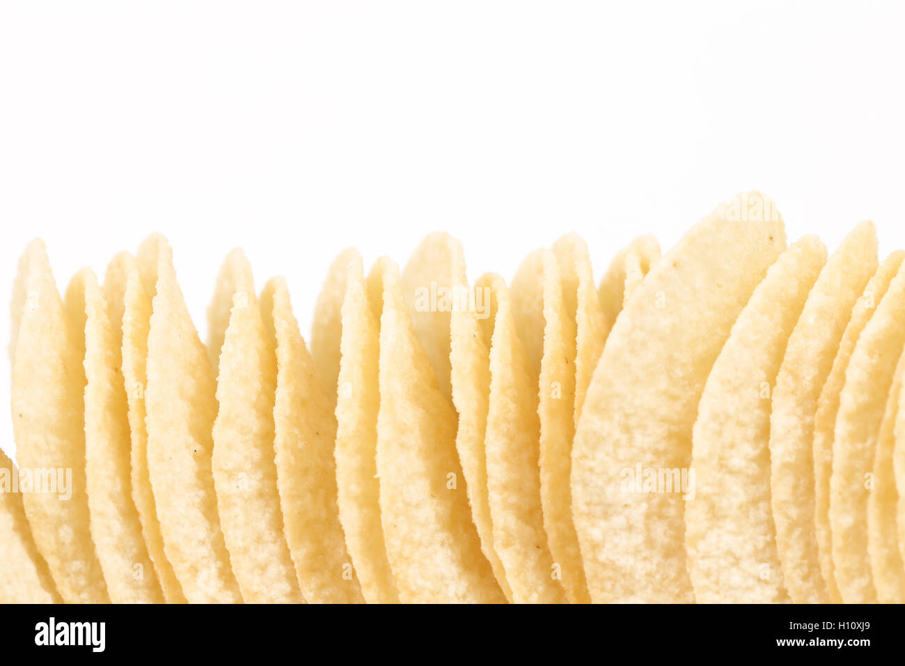 Stack of potato chips Stock Photo - Alamy