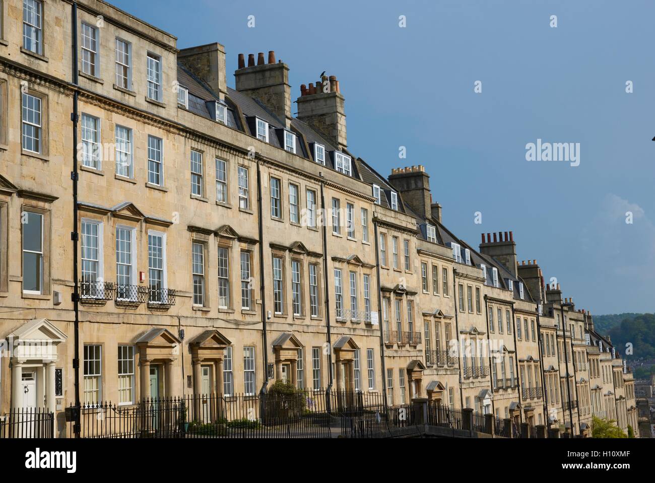 Georgian Architecture of Bath Stock Photo - Alamy