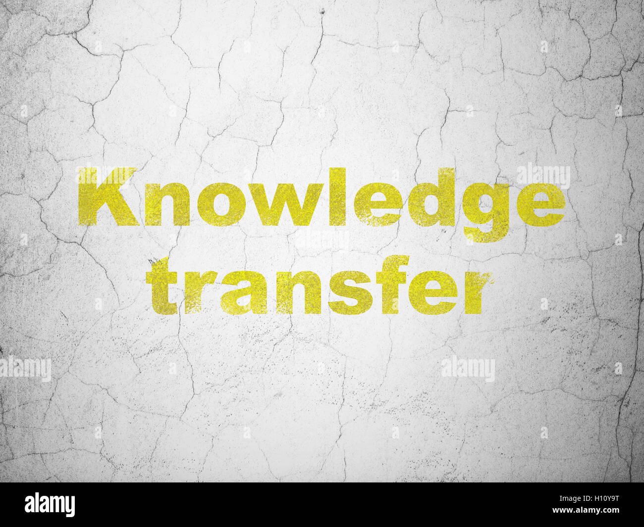 Education concept: Knowledge Transfer on wall background Stock Photo ...