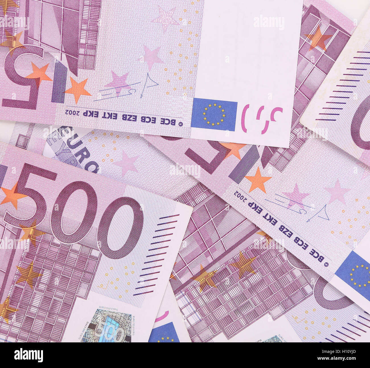 Five hundred euro notes. Whole background texture Stock Photo - Alamy