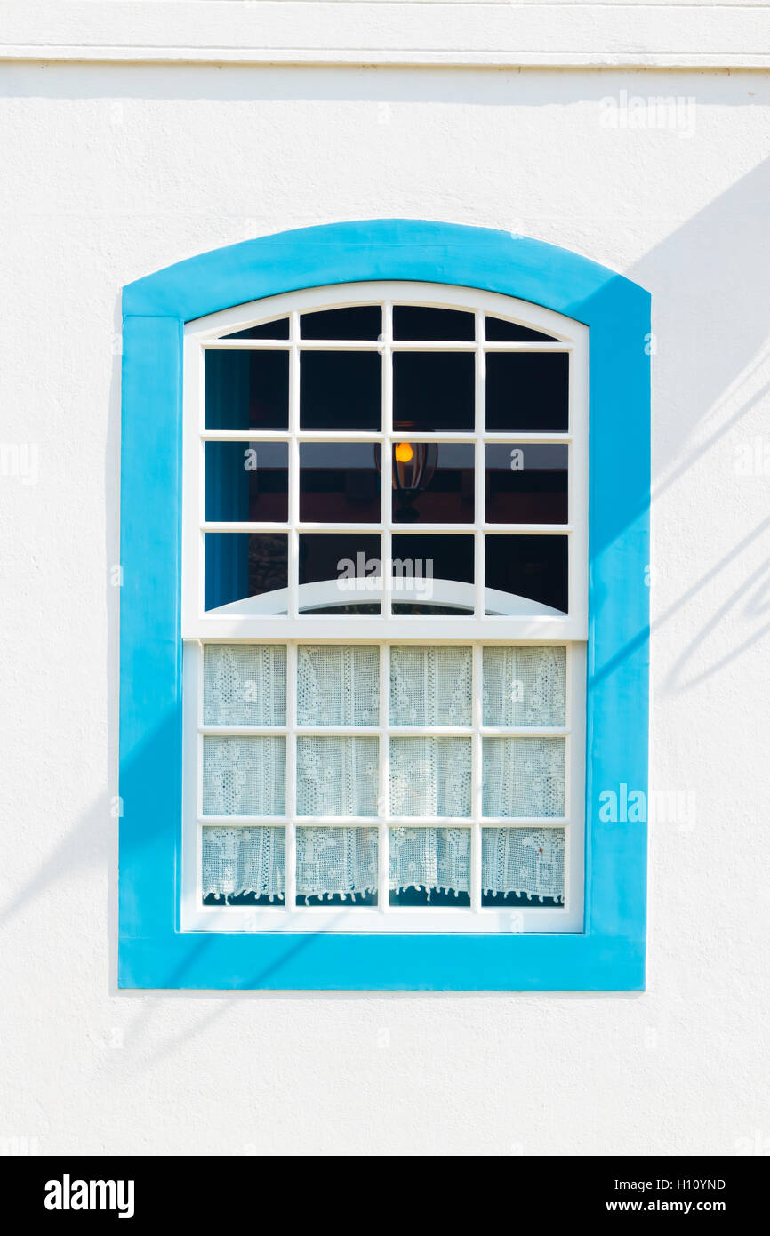 Colorful vintage window Stock Photo - Alamy
