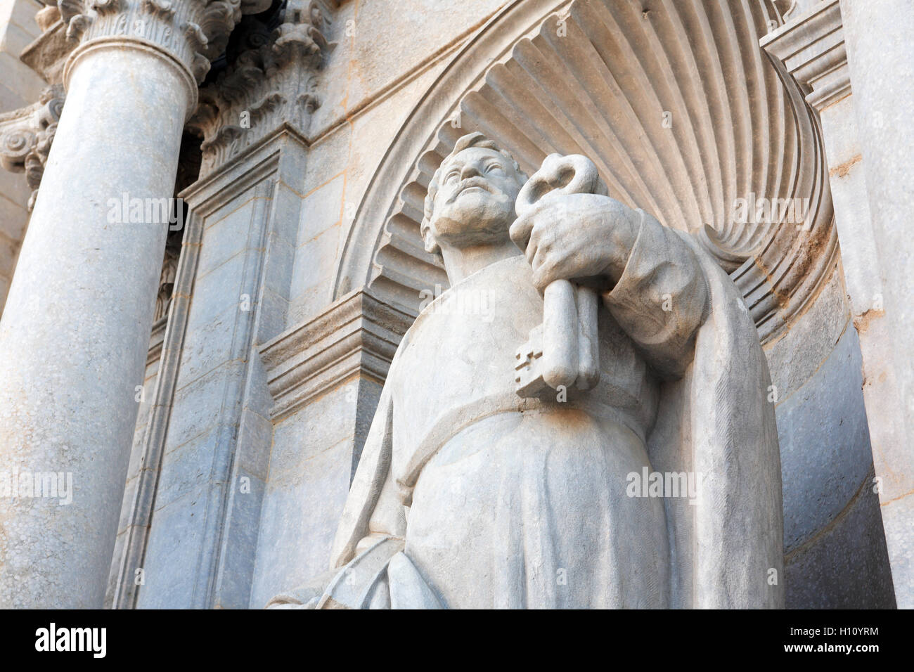 Saint Peter With Keys Stock Photo - Alamy