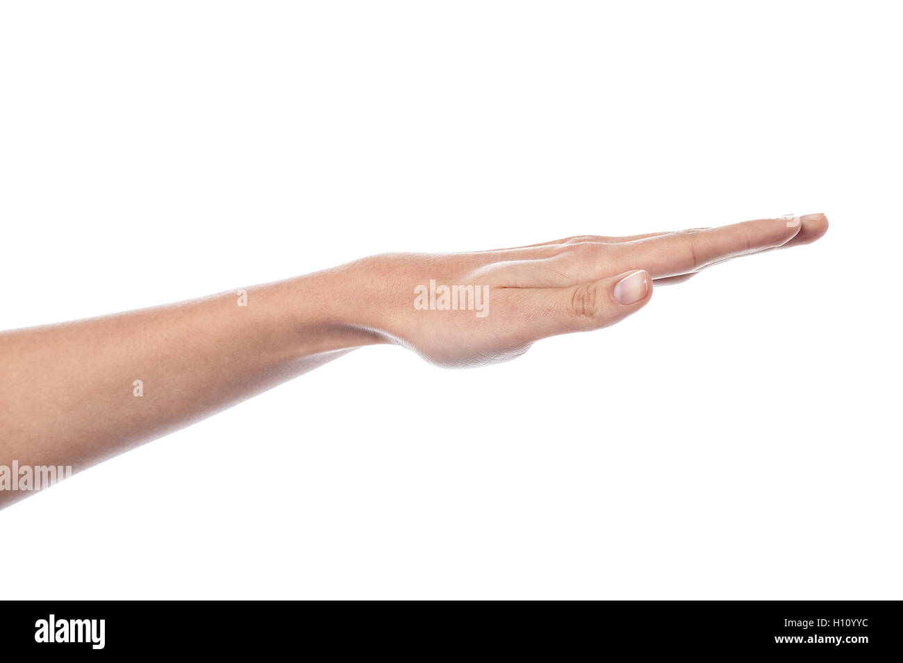 Isolated arm outstretched Stock Photo - Alamy