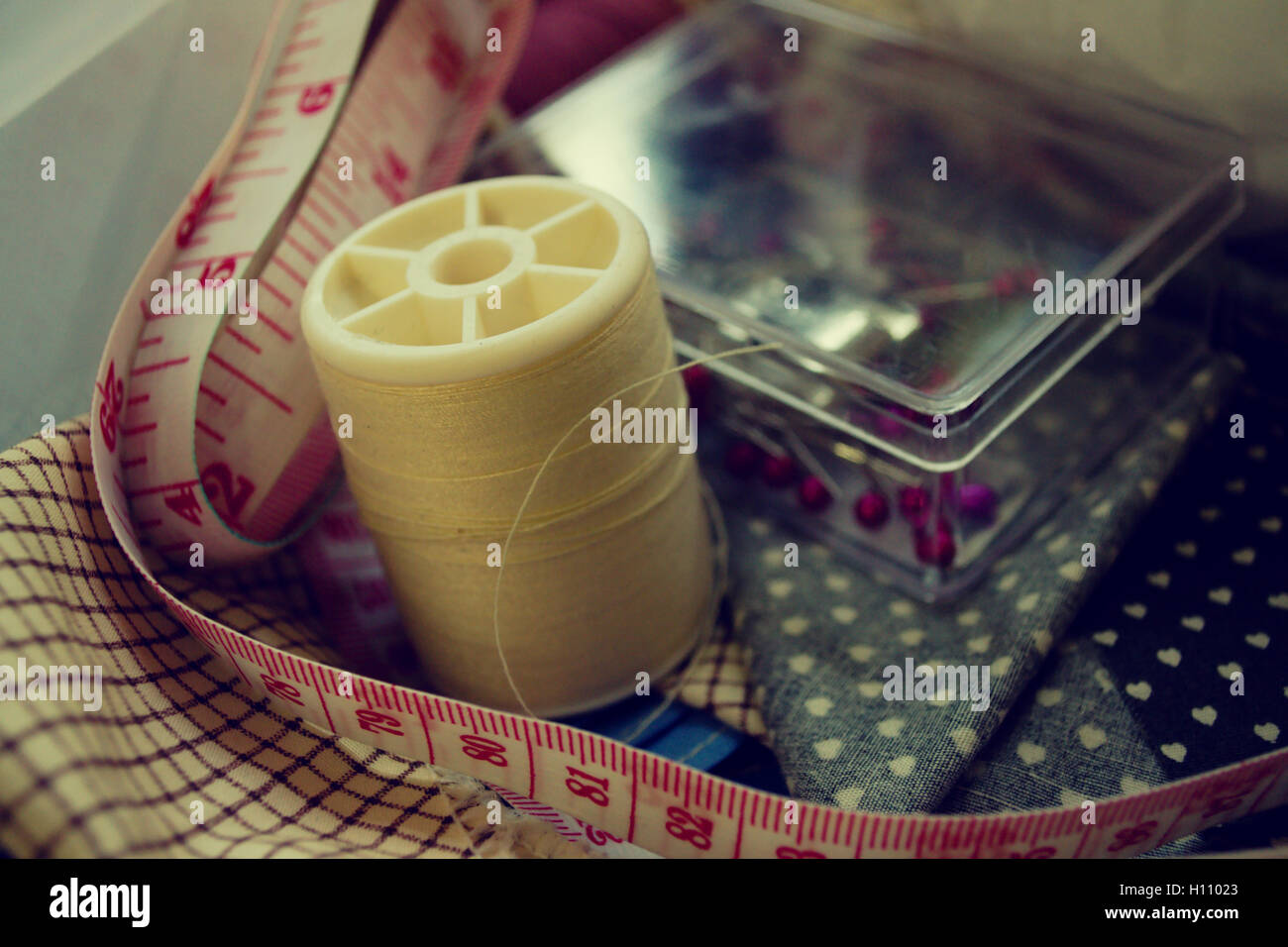 Embroidery tools hi-res stock photography and images - Alamy