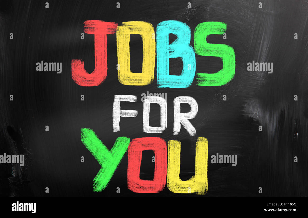 Jobs For You Concept Stock Photo - Alamy