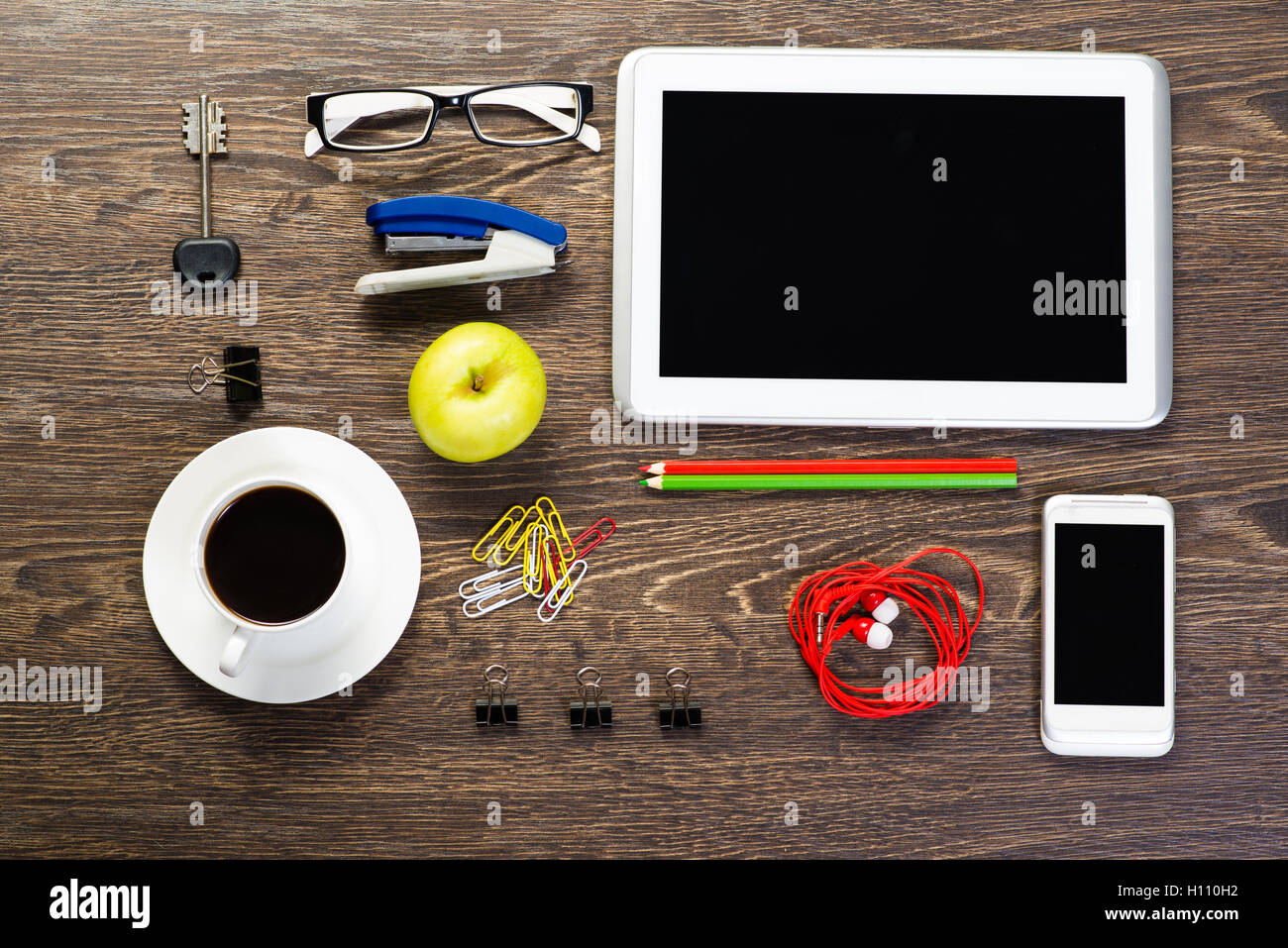 items laid on the table, still life Stock Photo - Alamy