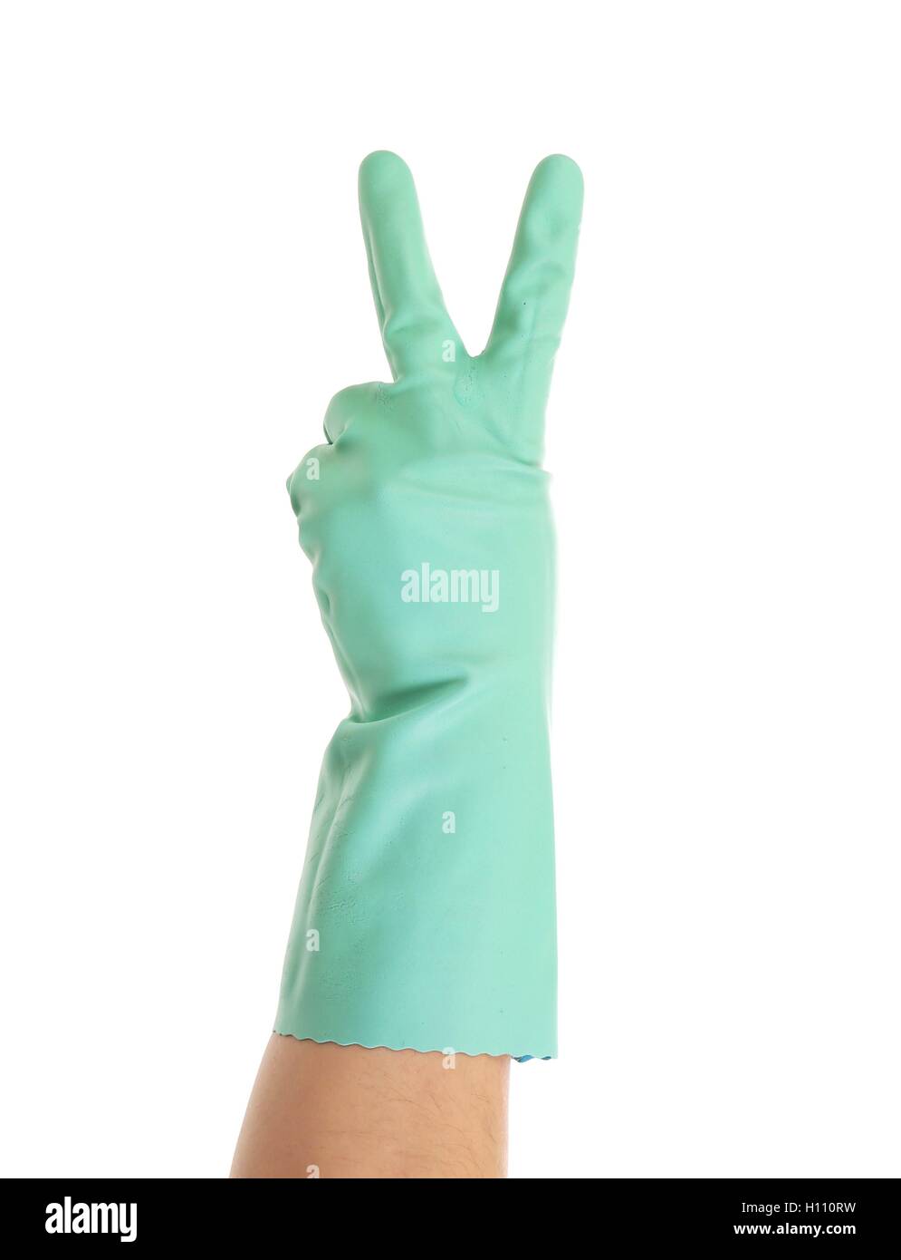 Hand shows two in hi-res stock photography and images - Alamy
