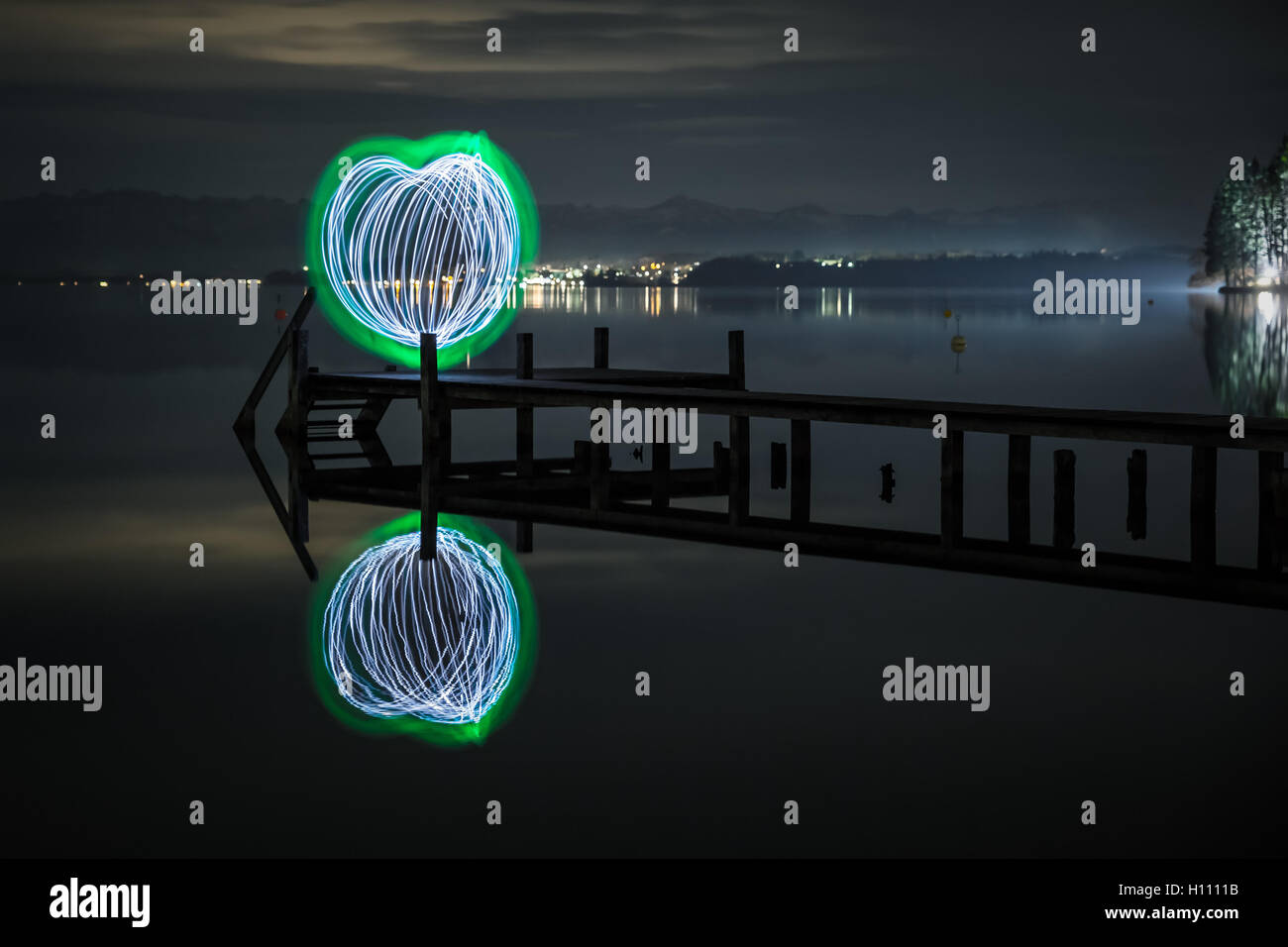 heart of light Stock Photo - Alamy