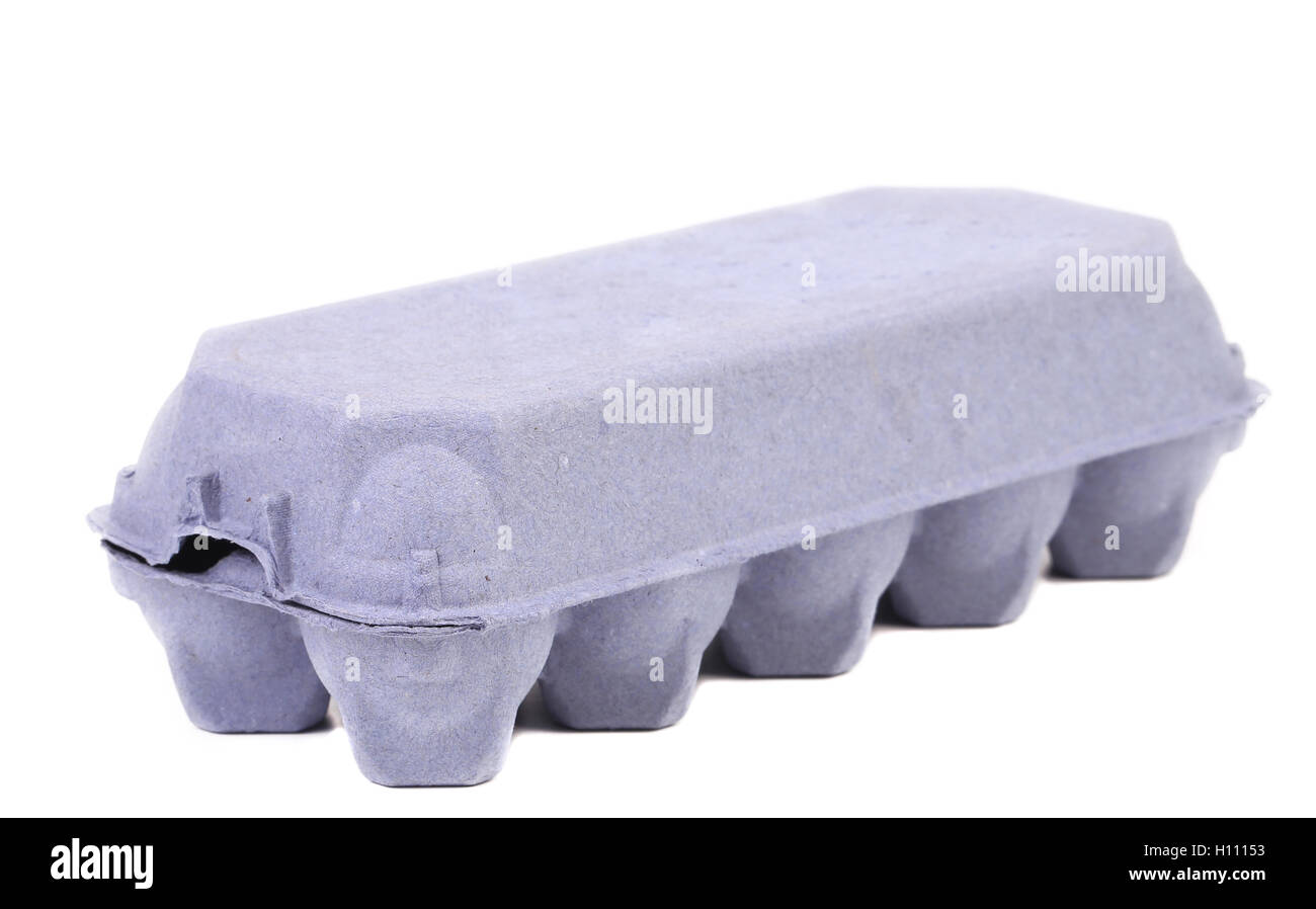 Closed carton egg box Stock Photo - Alamy