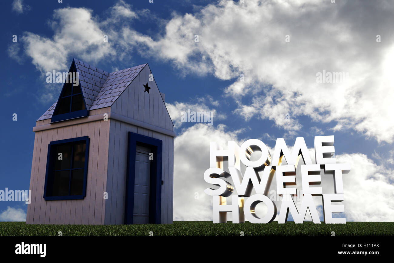 home sweet home Stock Photo - Alamy