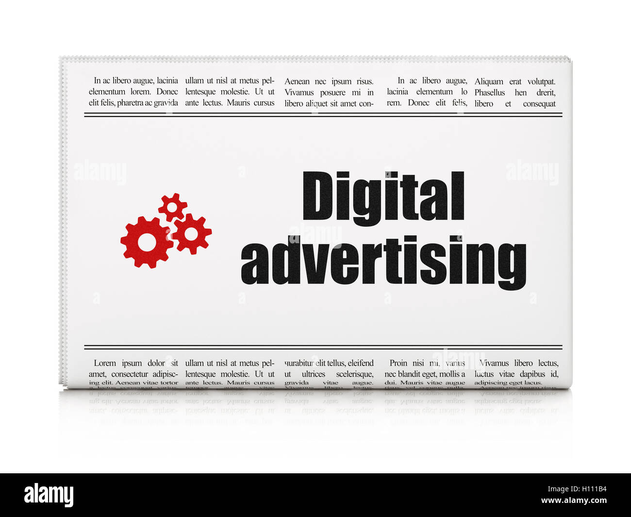 Digital newspaper technology hi-res stock photography and images - Alamy