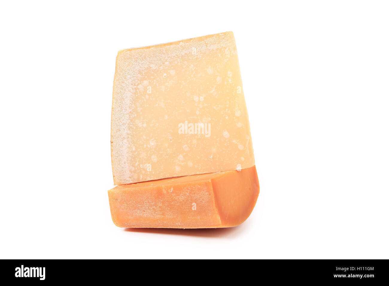 Close up of two cheese types Stock Photo - Alamy
