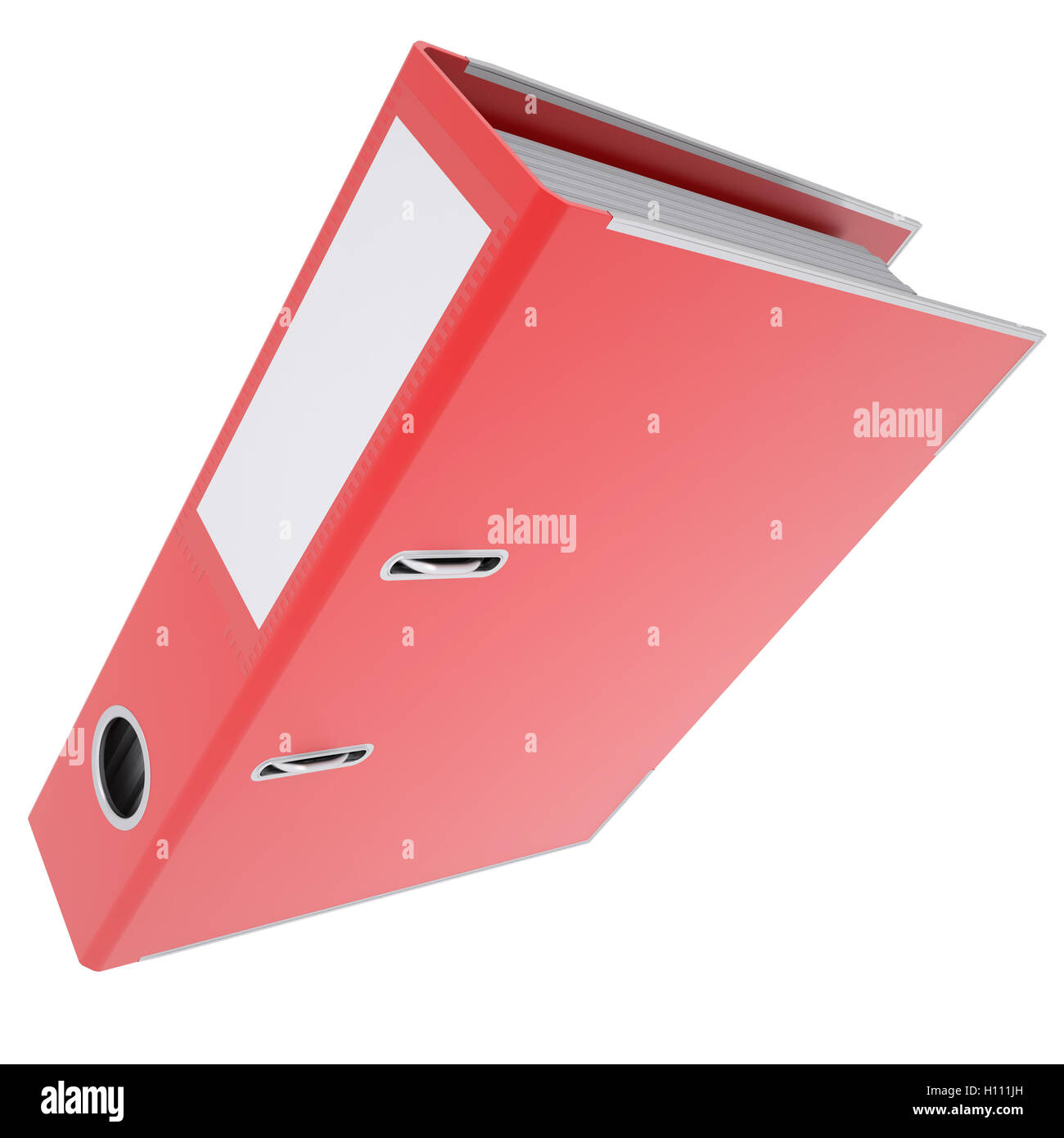 Red office folder Stock Photo - Alamy