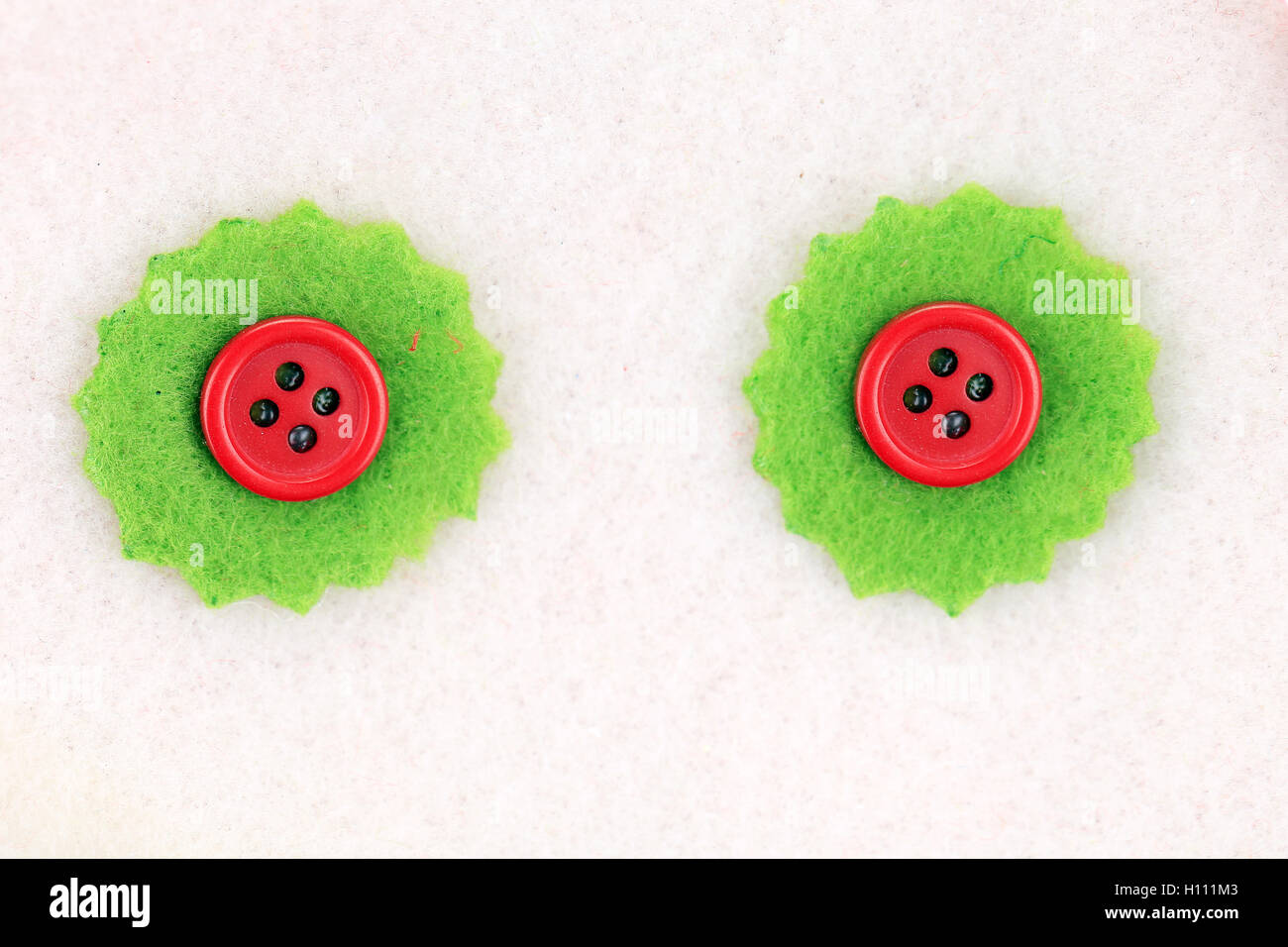 Two buttons in a row Stock Photo - Alamy
