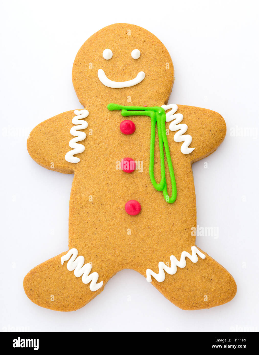 Gingerbread on white Stock Photo - Alamy