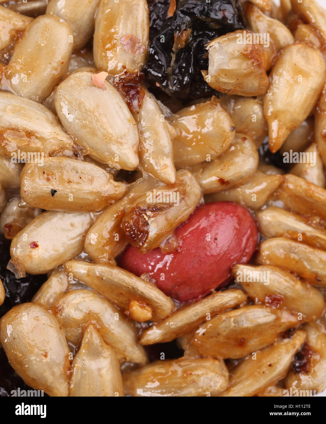 Close up of candied seeds and nuts Stock Photo - Alamy