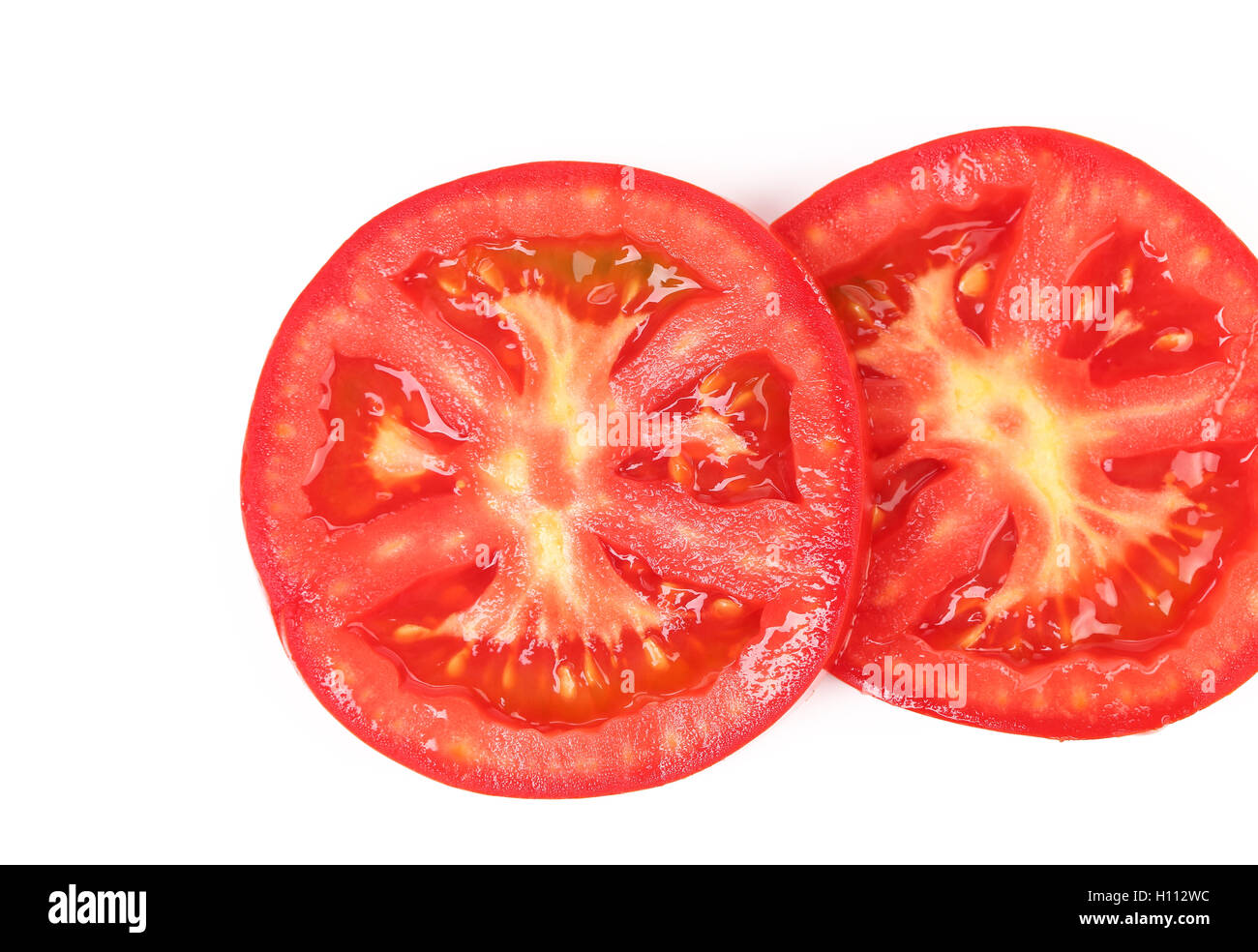 Slices of tomato Stock Photo - Alamy