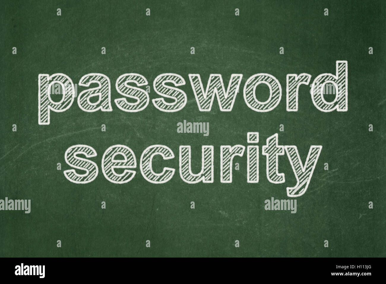 Security concept: Password Security on chalkboard background Stock ...