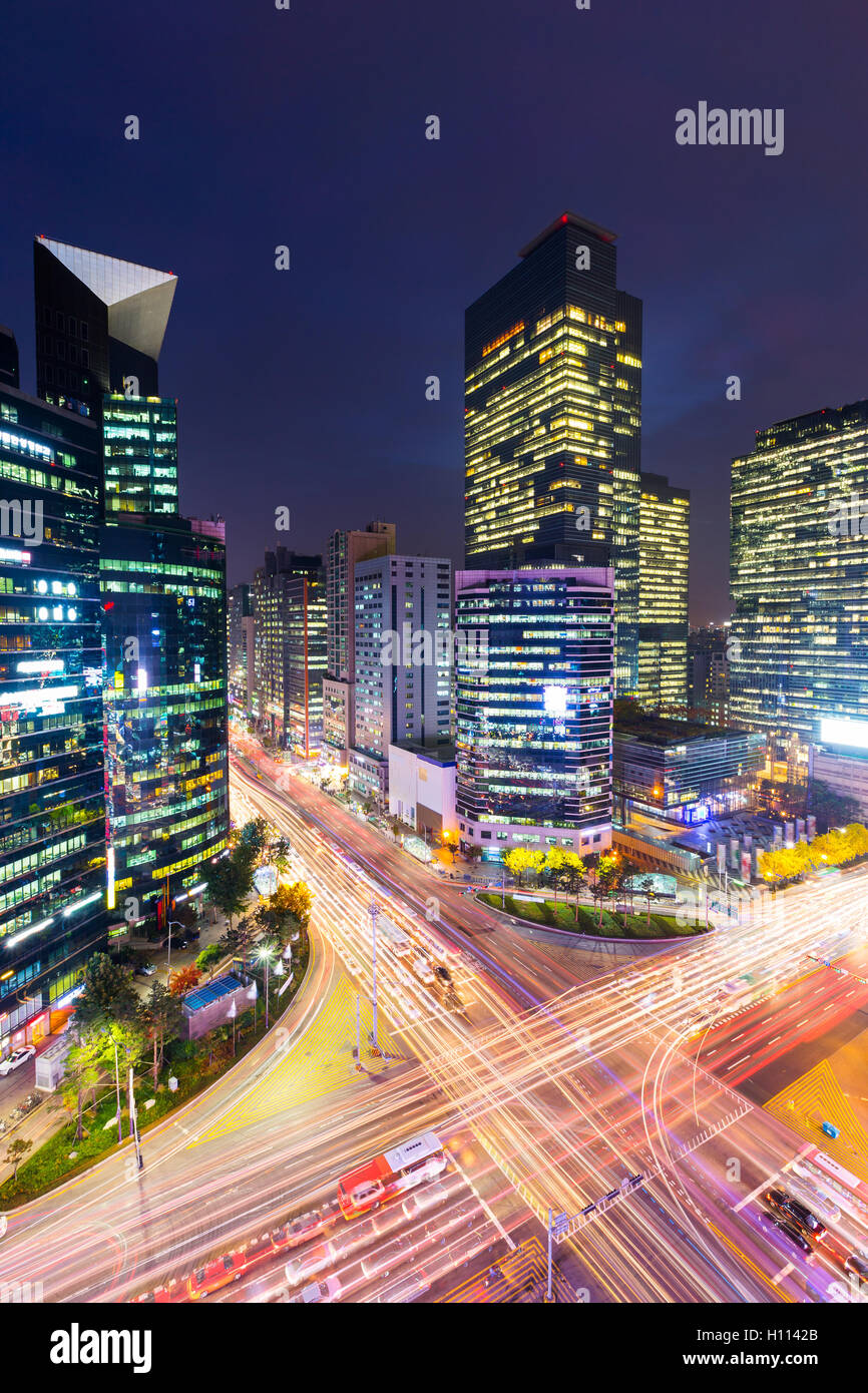 Gangnam district in Seoul Stock Photo - Alamy