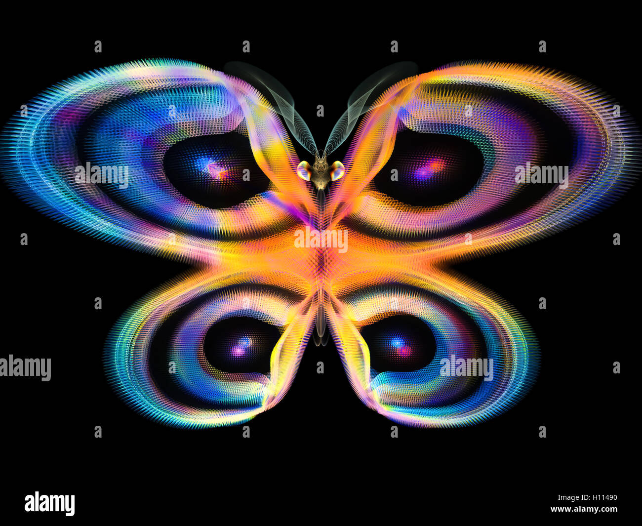 Vibrant butterfly design hi-res stock photography and images - Alamy