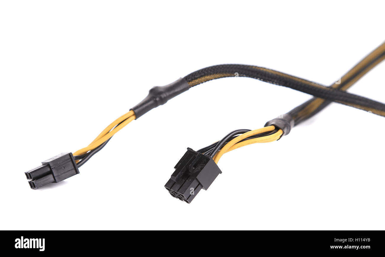 Computer connection plugs Stock Photo - Alamy