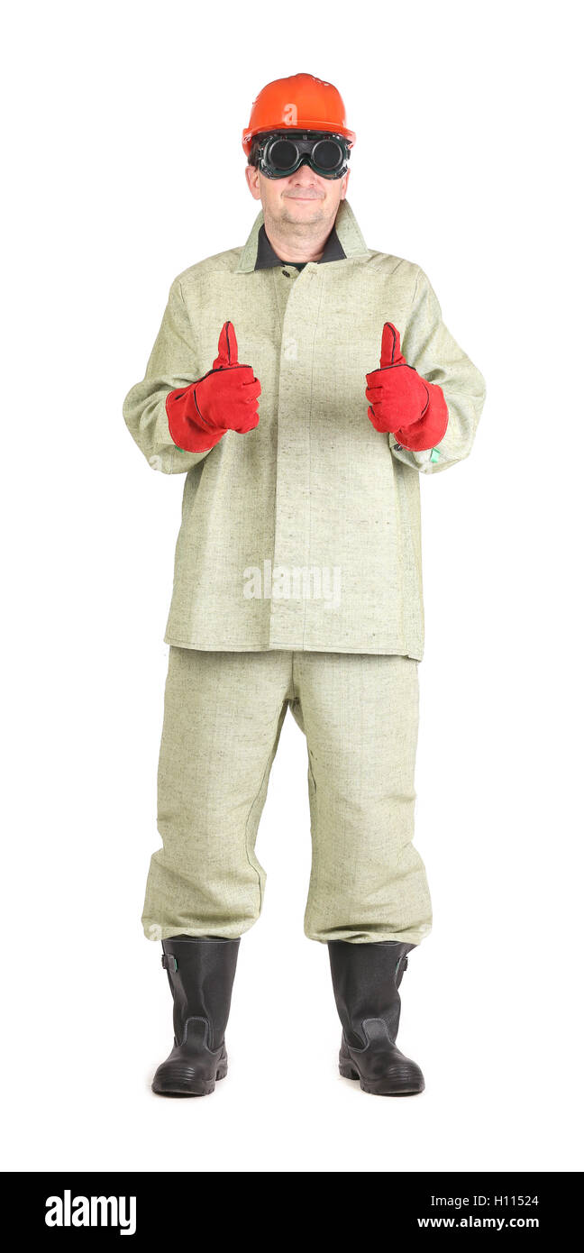 Happy welder hi-res stock photography and images - Alamy