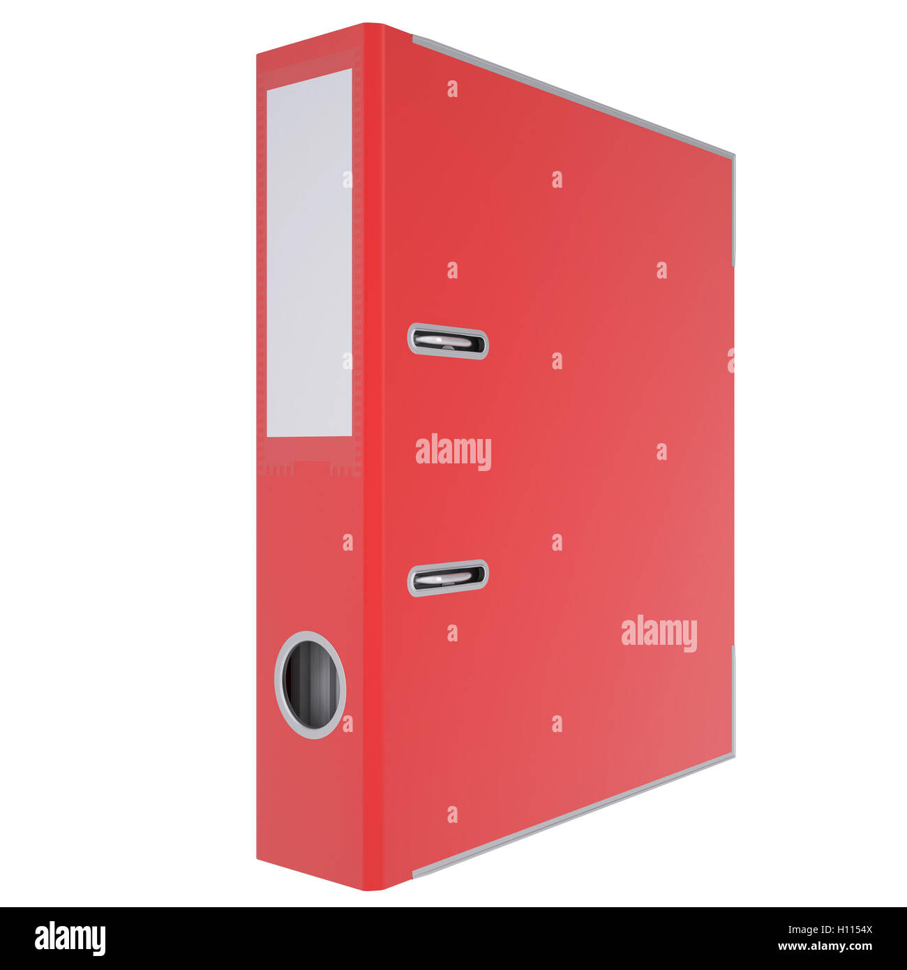 Red office folder Stock Photo - Alamy