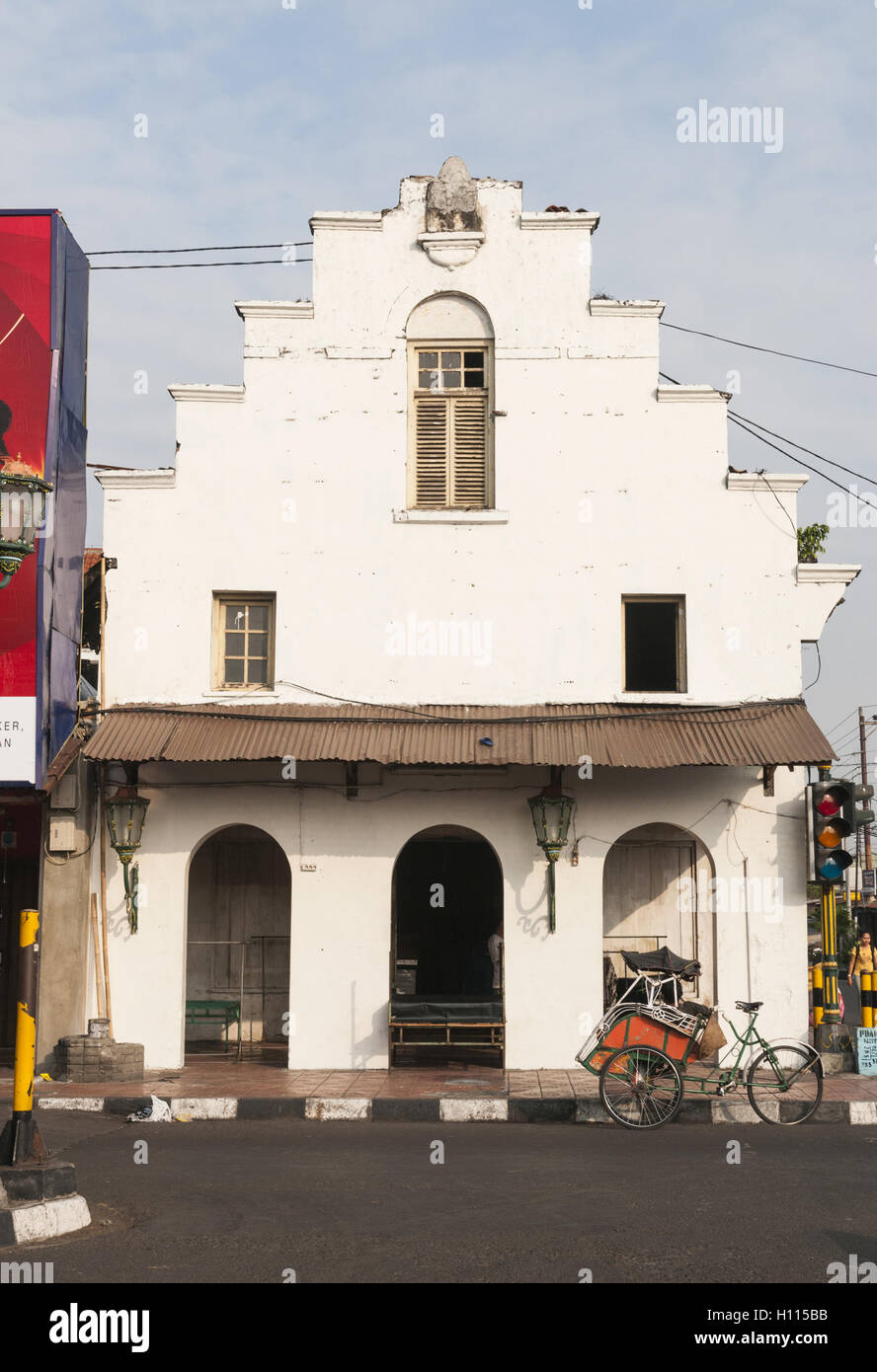Indonesia, Java, Yogyakarta, Jalan Malioboro St, Dutch colonial ...