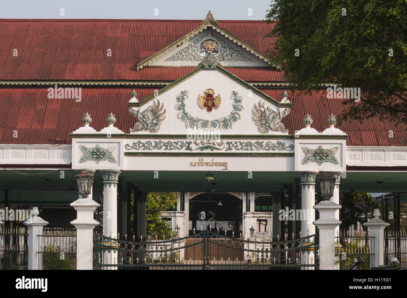 Indonesia, Java, Yogyakarta, Kraton palace complex, entry pavillion ...
