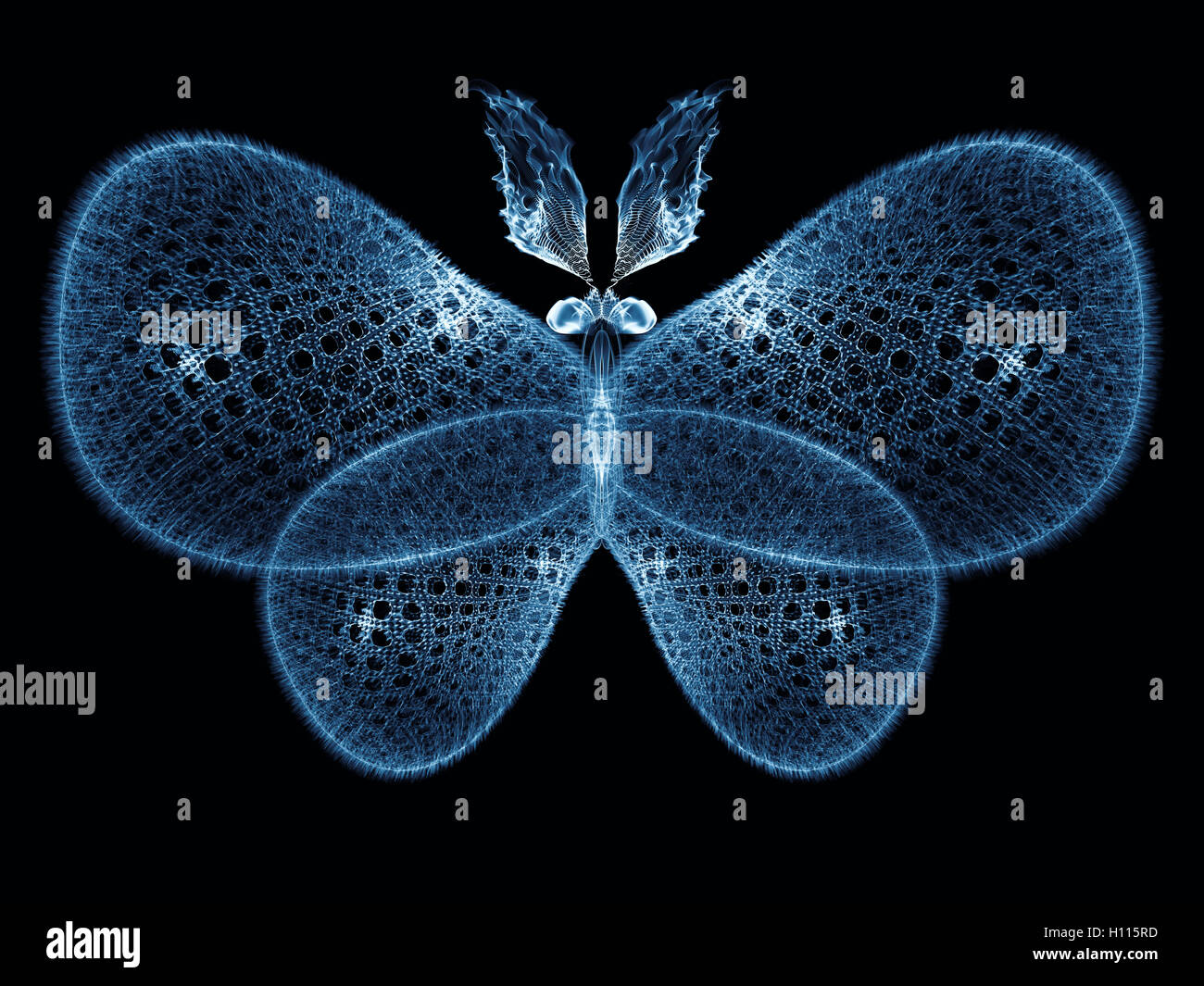 Illusion of Butterfly Stock Photo - Alamy