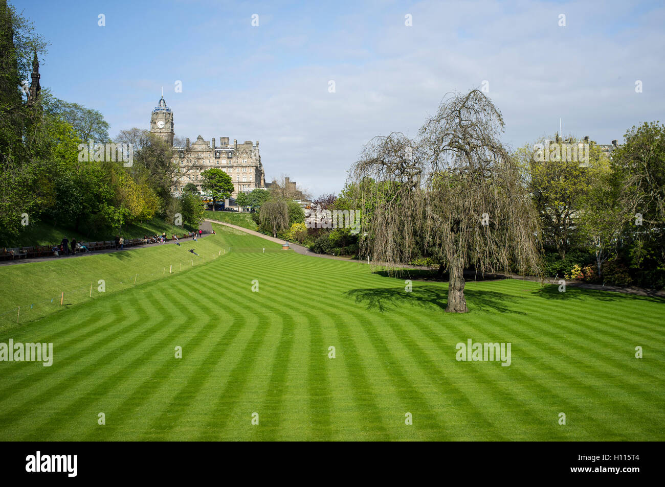 Princes Street Gardens Stock Photo - Alamy